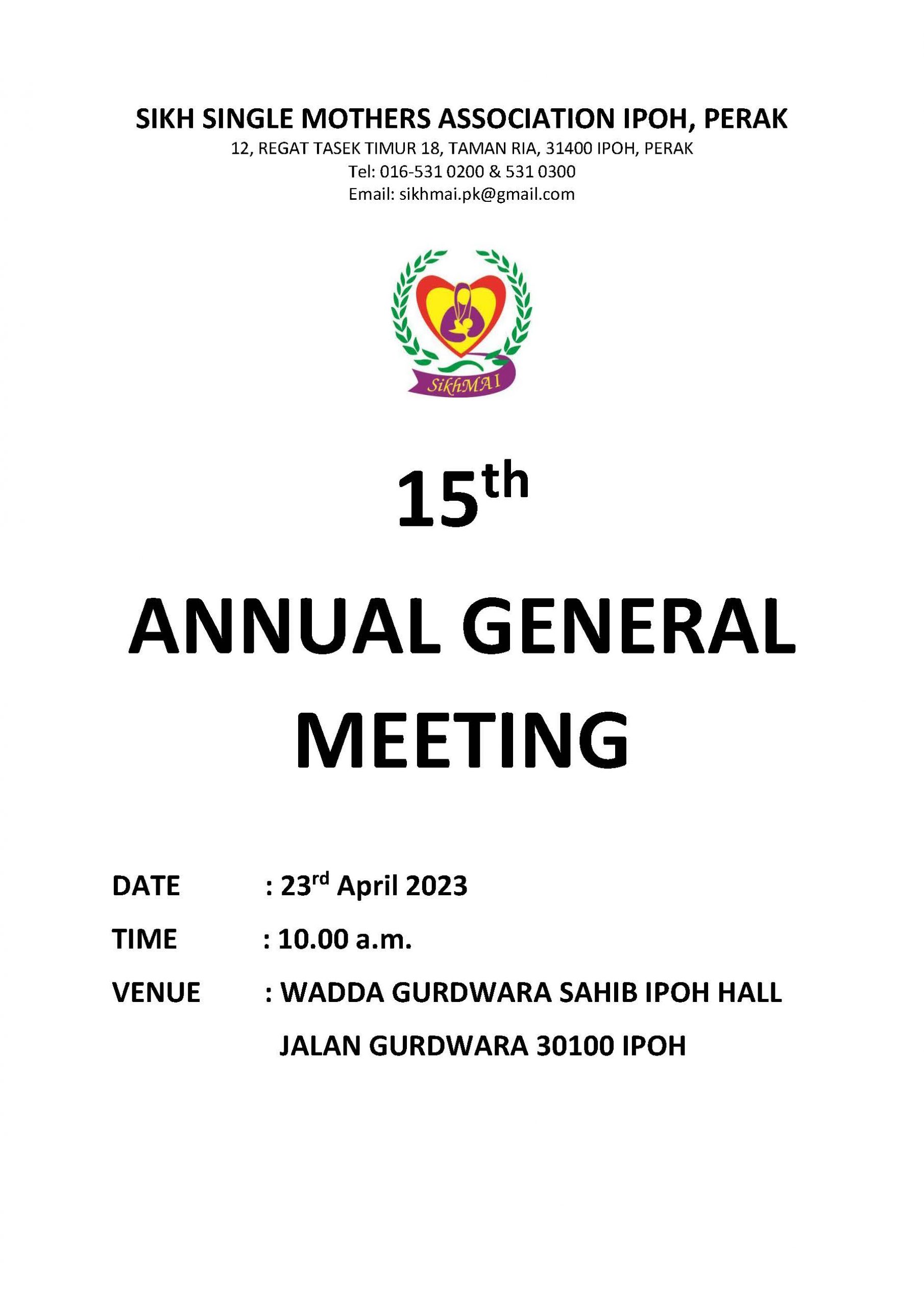 AGM Report 2023 – SIKH MAI